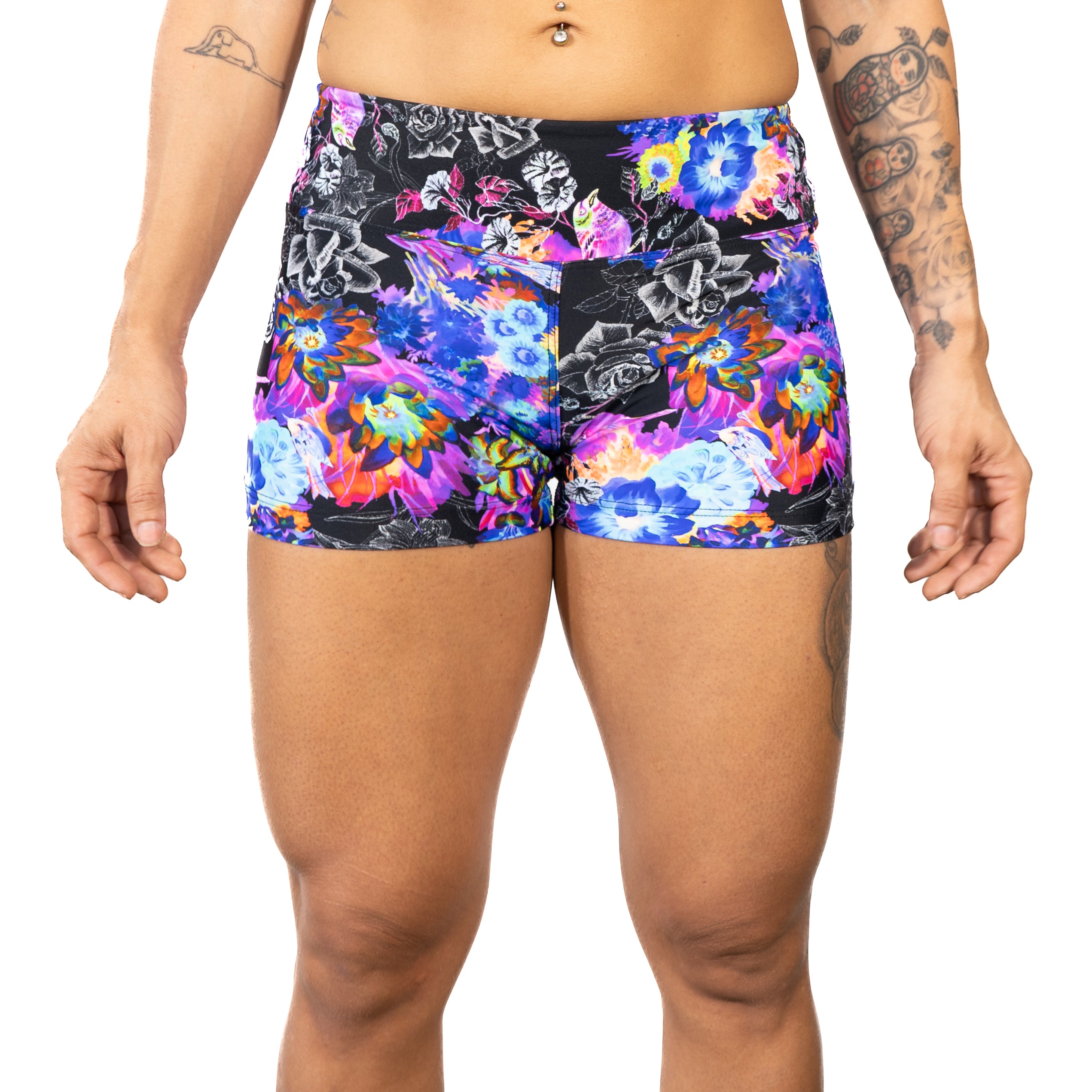 Black Neon Flowers- High – Maka Feel The Fitness
